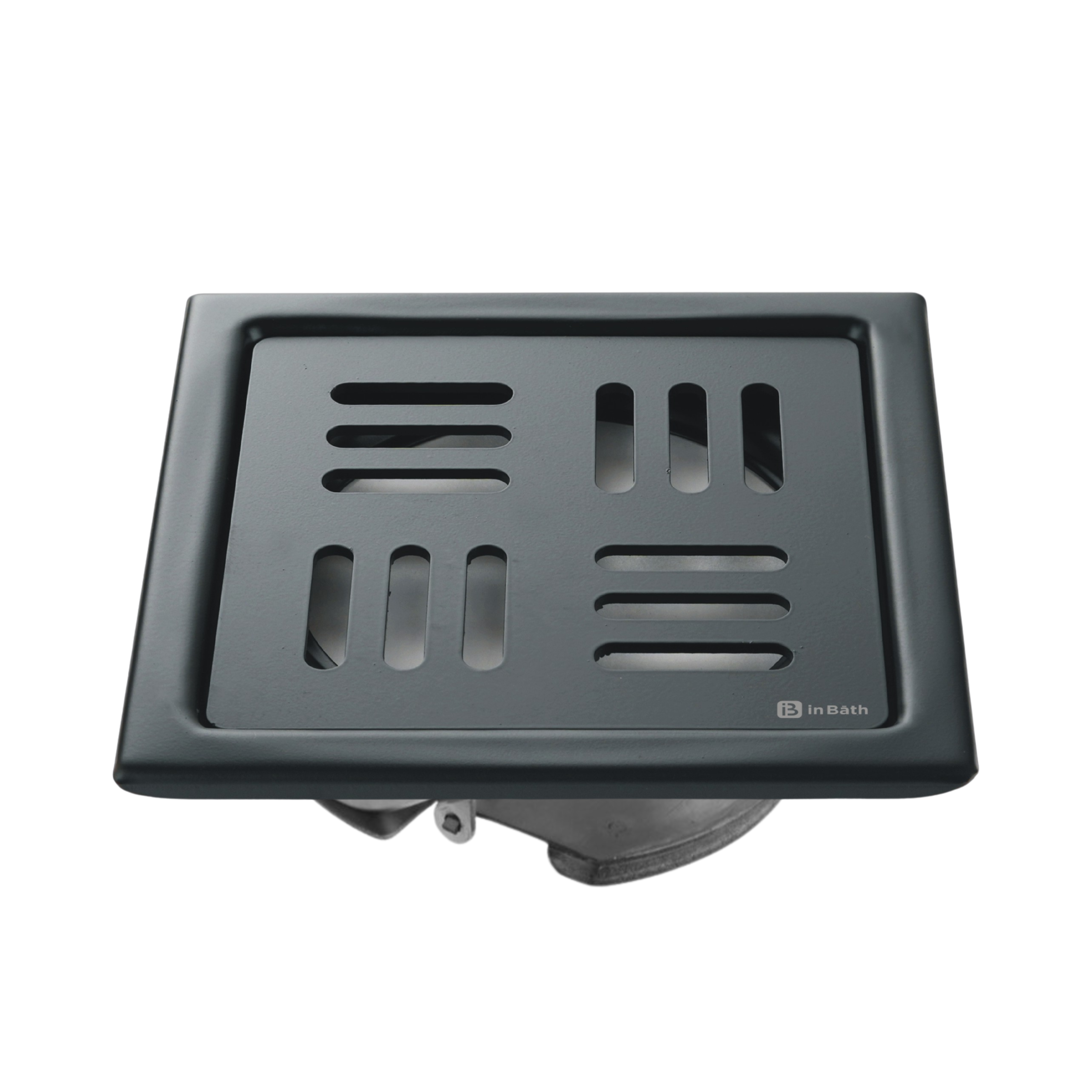 Arena Black Square Floor Drain (SS 304 Grade) – inBath