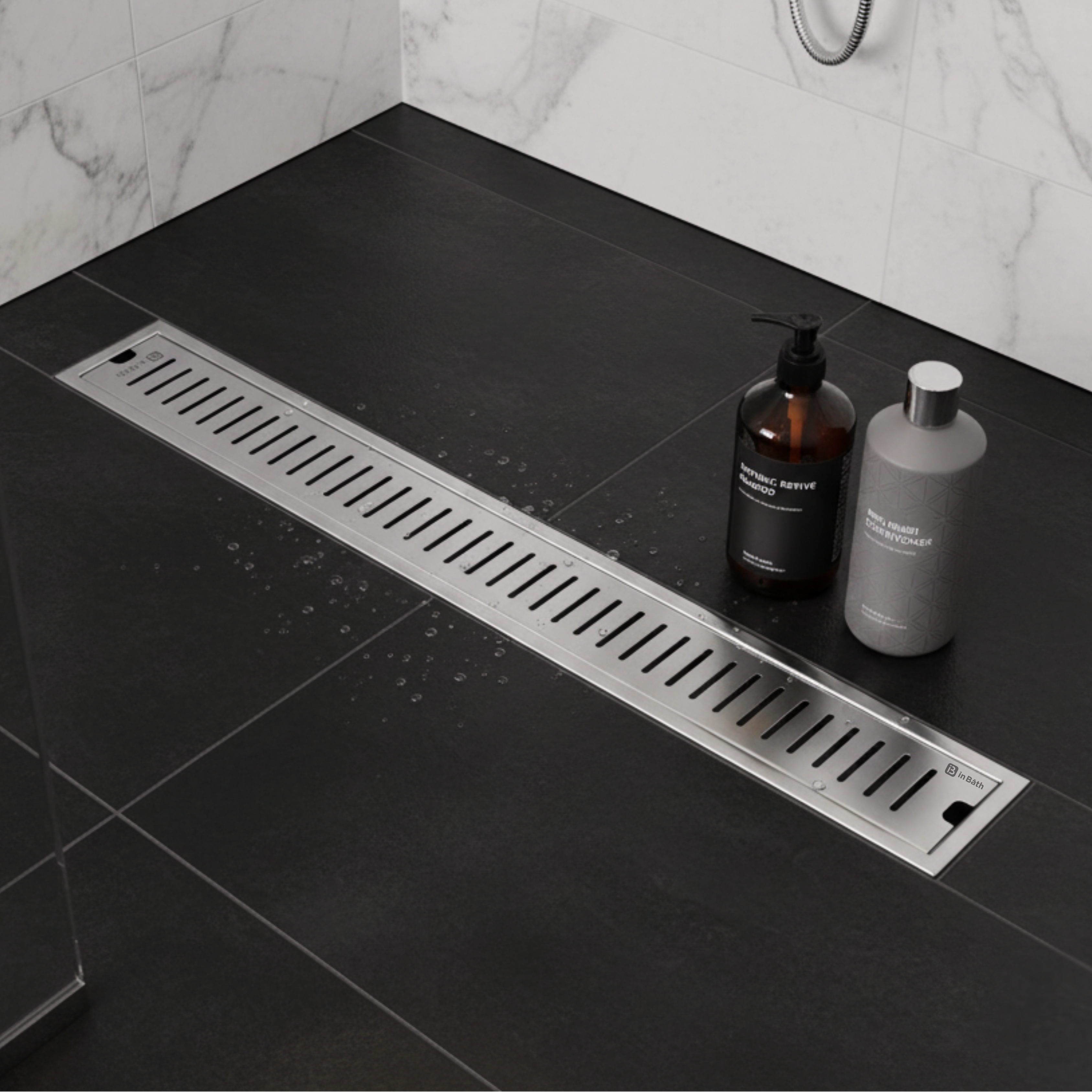 Elite Classic Shower Drain Channel with Collar (SS 304) – inBath