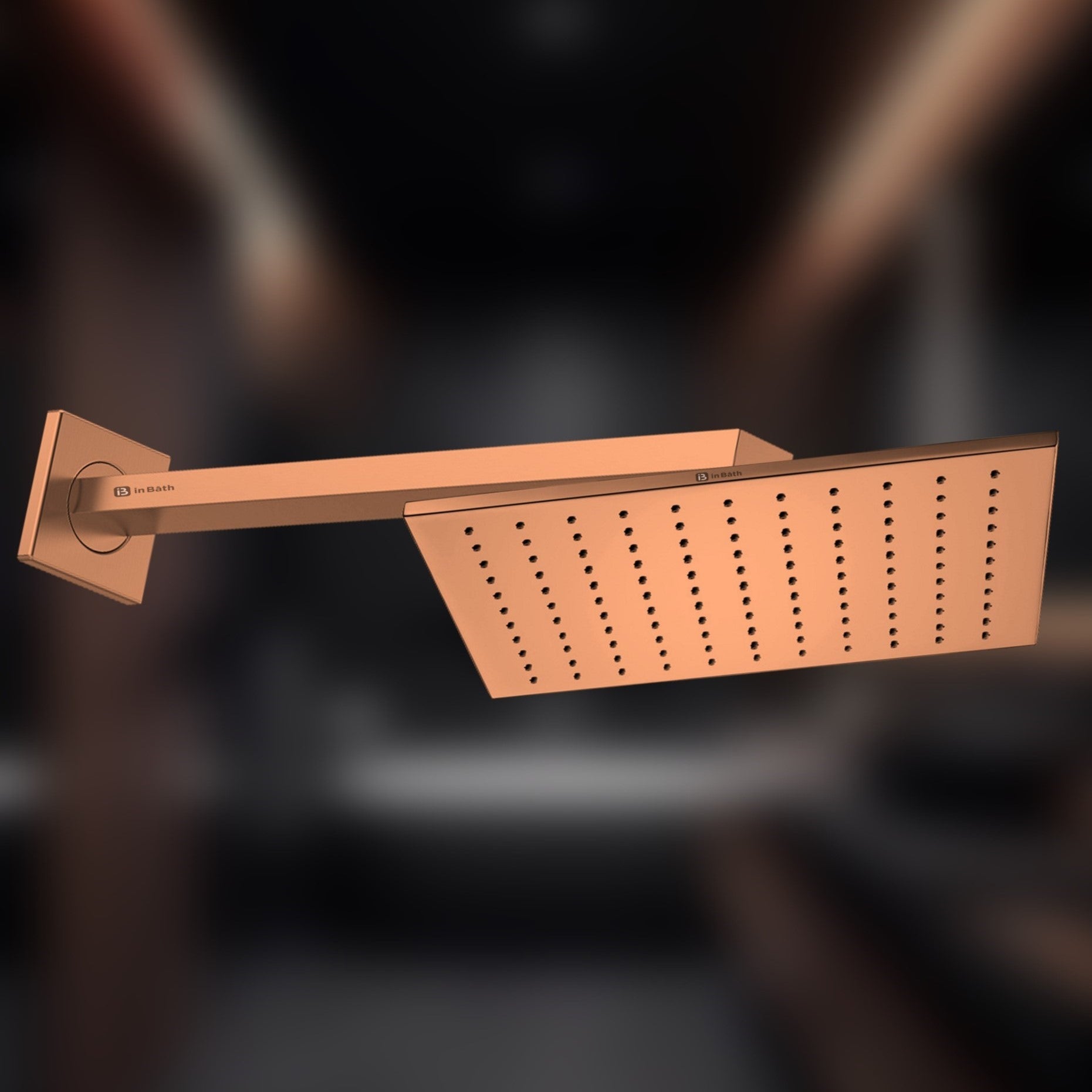 SS Rose Gold Elegant Overhead Shower – inBath