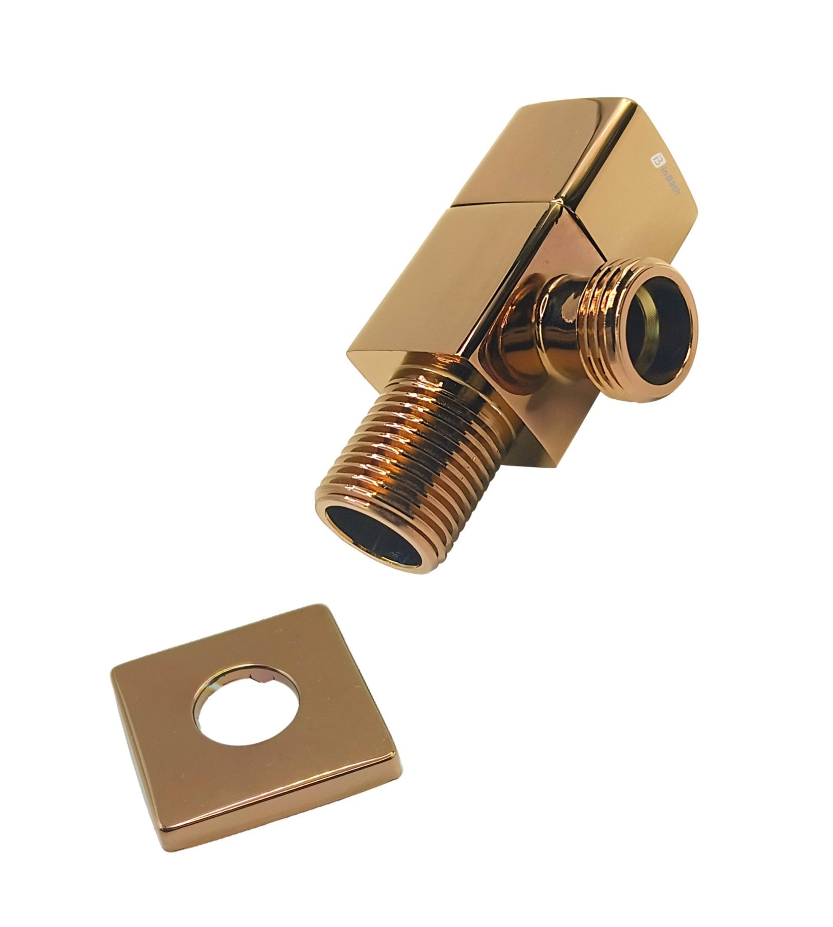 Square Angle Valve For Bathroom & Kitchen (Rose Gold) – inBath